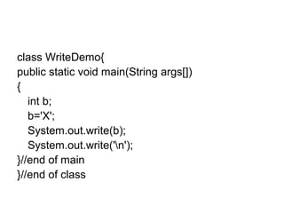 Using Input Output | PPT