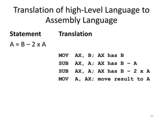 Assembly Language Programming By Ytha Yu, Charles Marut Chap 4 ...
