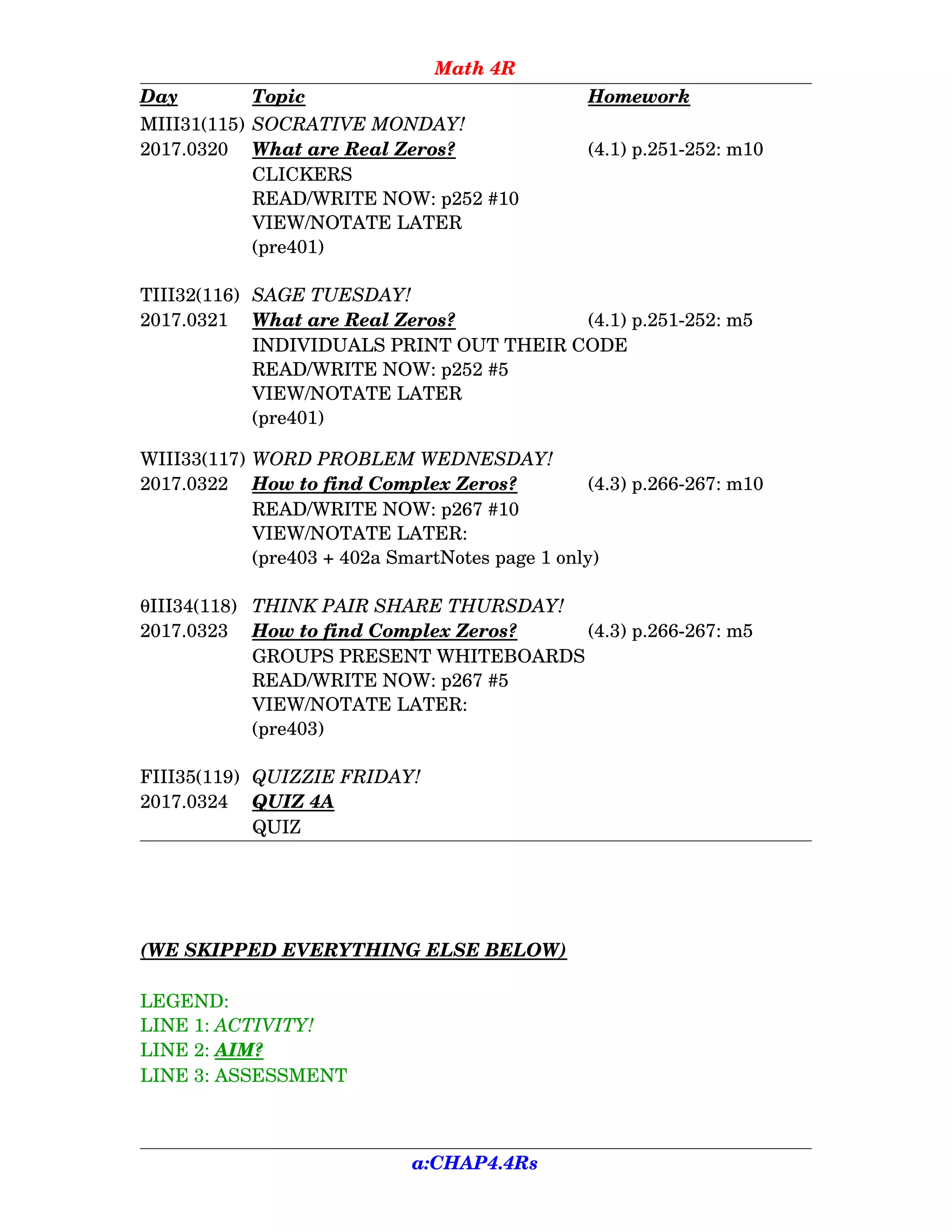 preCalculus Chapter 4: Polynomials | PDF