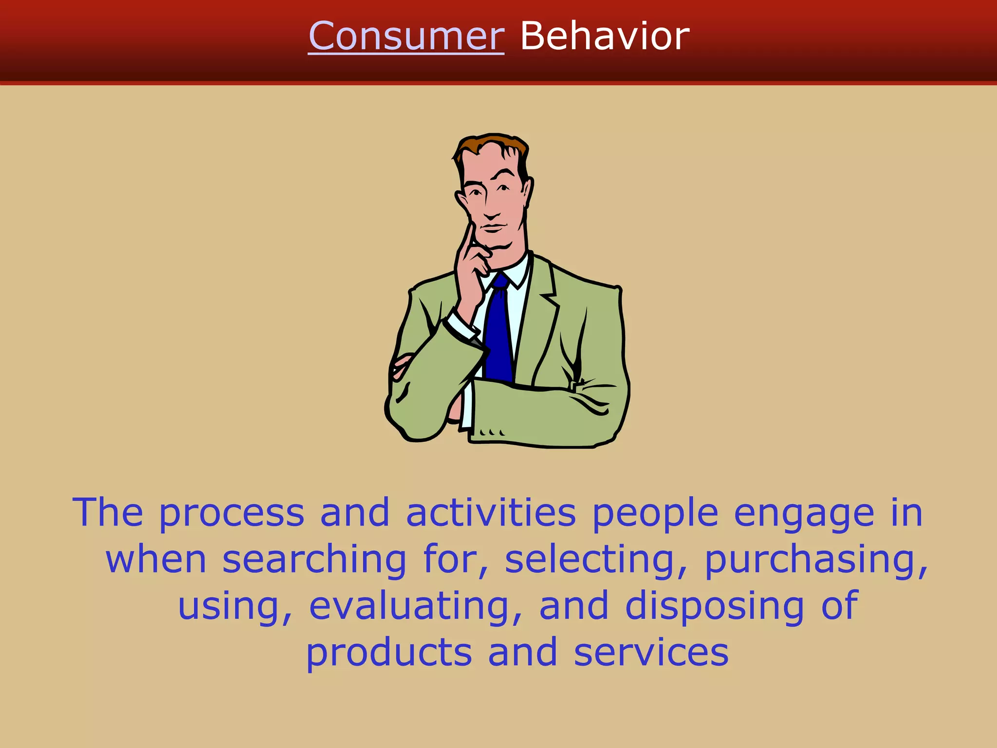 Perspectives on Consumer Behavior | PPT