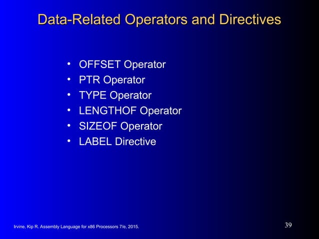 data transfers, addressing and arithmetic | PPT