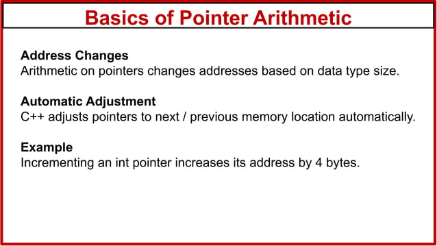 INTRODUCTION TO POINTER IN c++ AND POLYMORPHISM | PPT