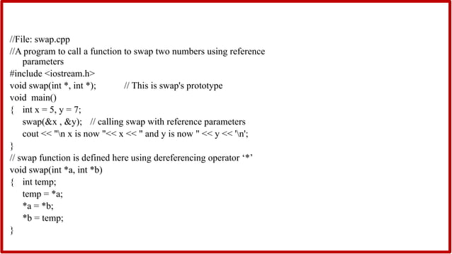 INTRODUCTION TO POINTER IN c++ AND POLYMORPHISM | PPT