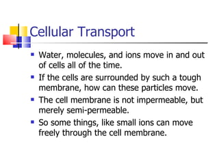 Chap4 cellular transport 3 | PPT