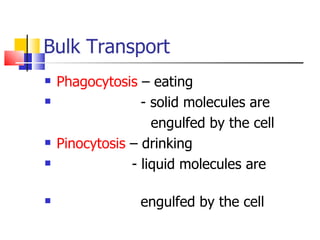 Chap4 cellular transport 3 | PPT