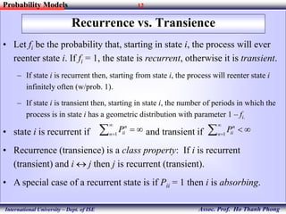 Chap 4 markov chains | PPTX