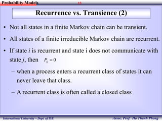Chap 4 markov chains | PPTX