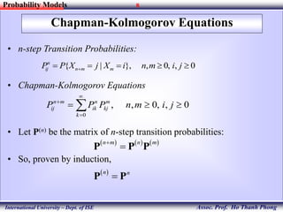 Chap 4 markov chains | PPTX