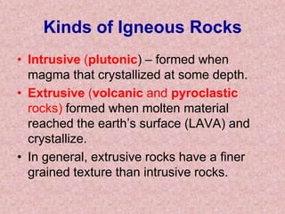 Chap 4 rocks and minerals | PPTX