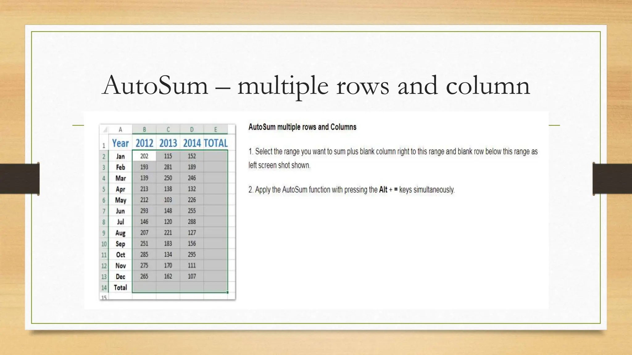 Chap 4 Basic Excel for begginer and colegge student | PPTX