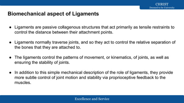 Chap 4 biomechanics of ligaments | PPTX | Bone and Joint Conditions ...