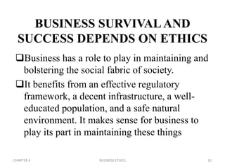 Chap4 business ethics_powerpoint | PPTX