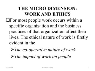 Chap4 business ethics_powerpoint | PPTX