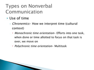 Chap4: Communicating Nonverbally | PPT