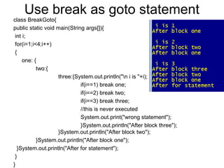 Control statements | PPT