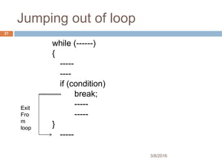 control structures in c if switch for | PPTX | Programming Languages | Computing