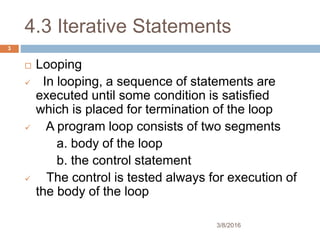 control structures in c if switch for | PPTX | Programming Languages ...