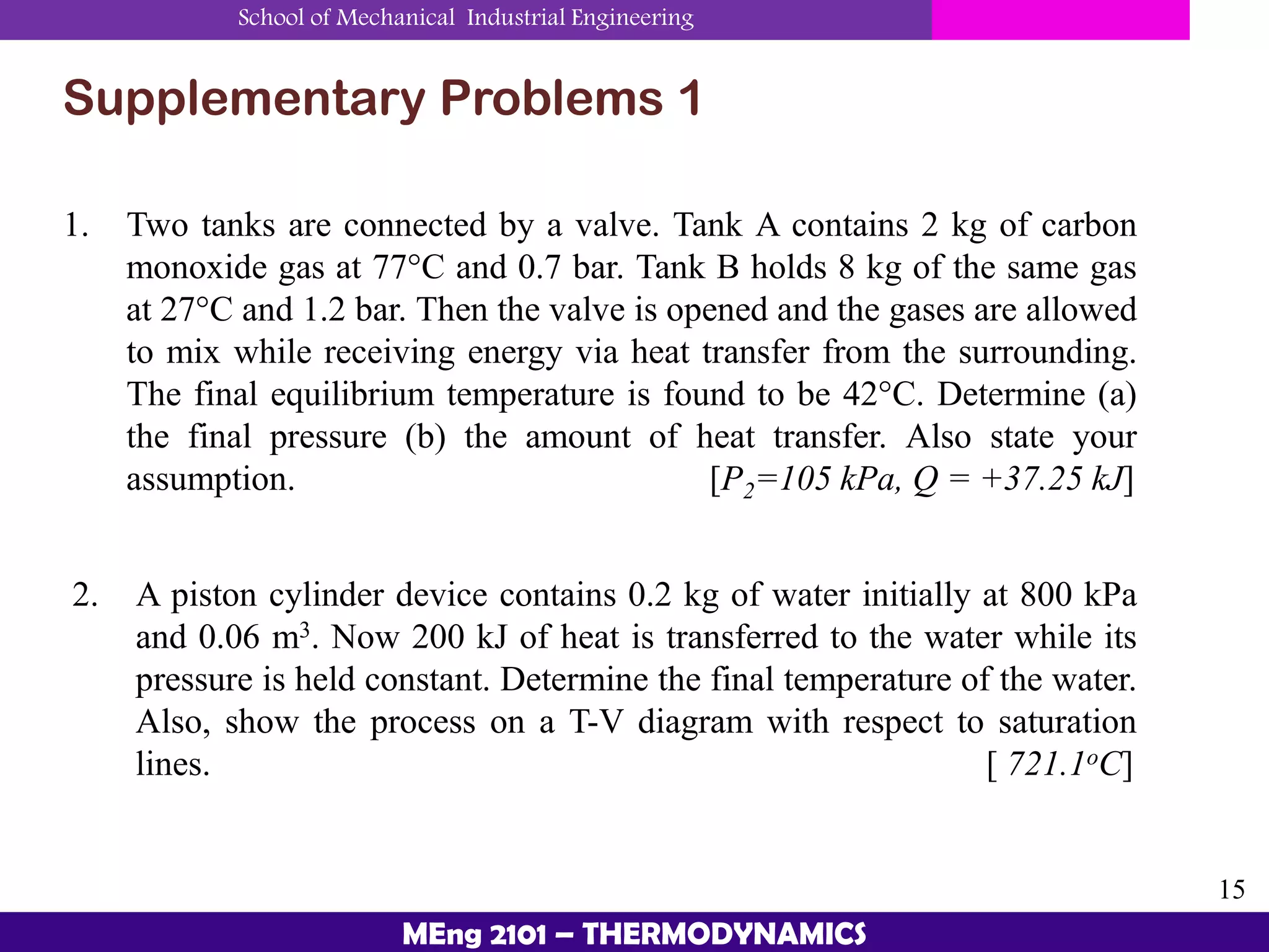 chapter 4 first law of thermodynamics thermodynamics 1 | PDF