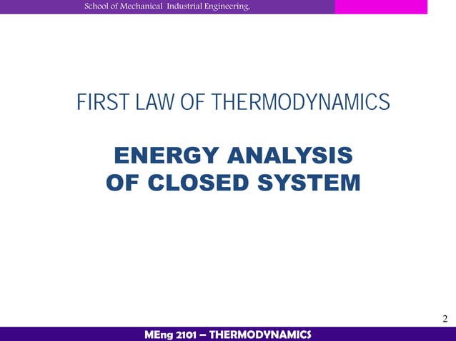 chapter 4 first law of thermodynamics thermodynamics 1 | PDF ...
