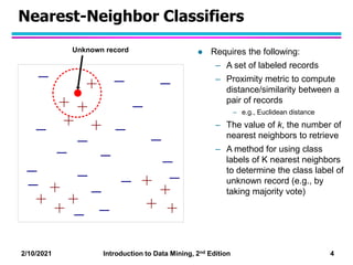 Chapter 4 of data mining that is Instance based learning | PPTX