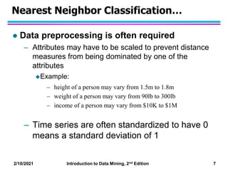 Chapter 4 of data mining that is Instance based learning | PPTX