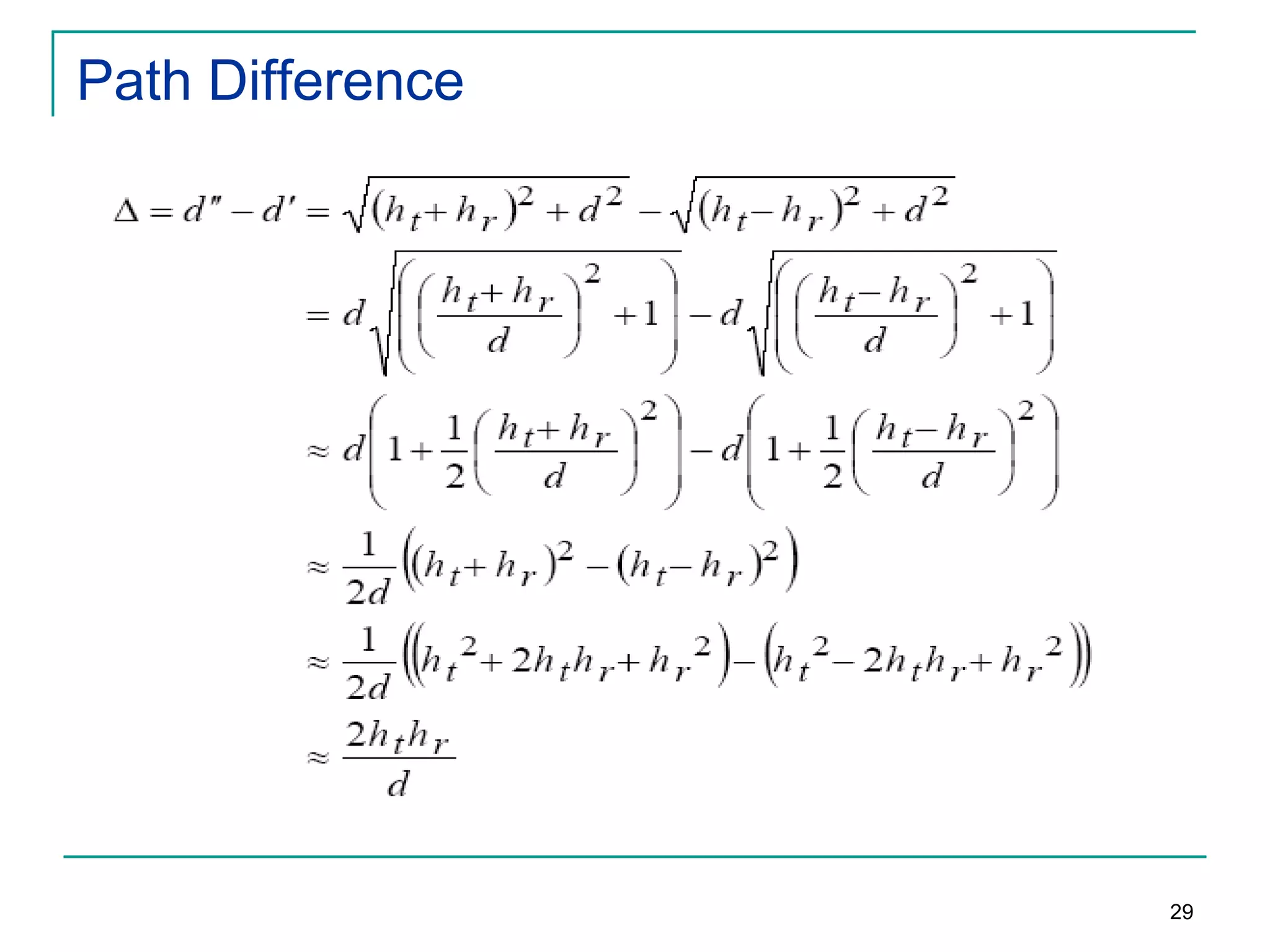 Chap 4 Large Scale Propagation Pptx Computer Networking Computing