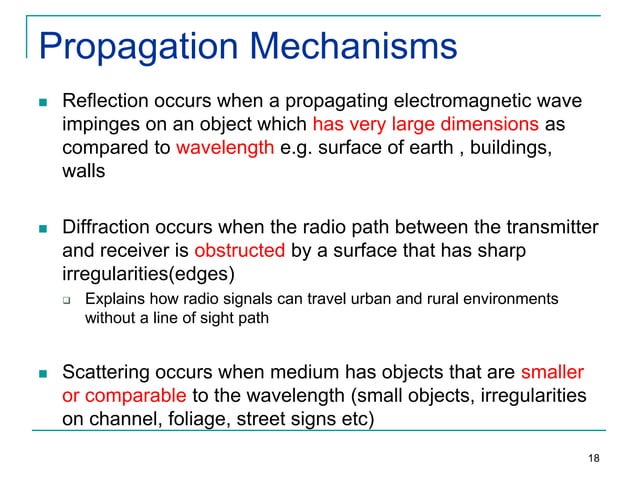 Chap 4 (large scale propagation) | PPTX | Computer Networking | Computing
