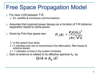 Chap 4 (large scale propagation) | PPTX