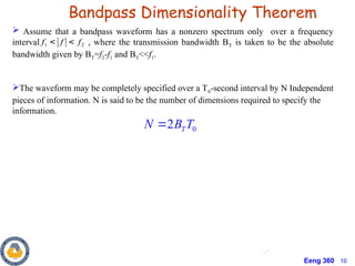 chap4_lecture 2 Bandpass Signals and Systems | PPT