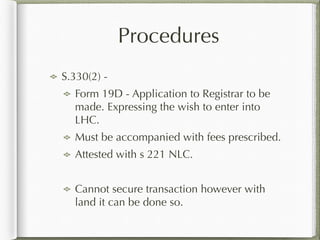 Lien Holder's Caveat | PPT | Free Download