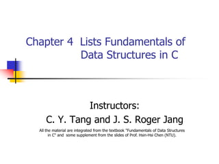 Chap 4 List of Data Structure.ppt