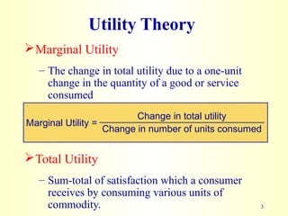 Theory of consumer behavior | PPT