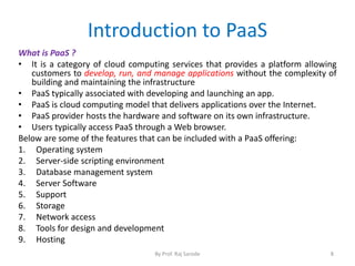 Chap 4 platform as a service (paa s) | PPTX