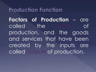 Chap4 production | PPT