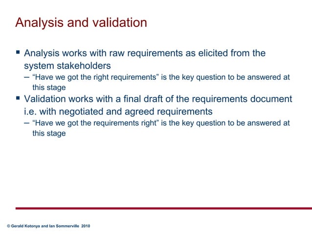 Chap4 RE validation | PPT