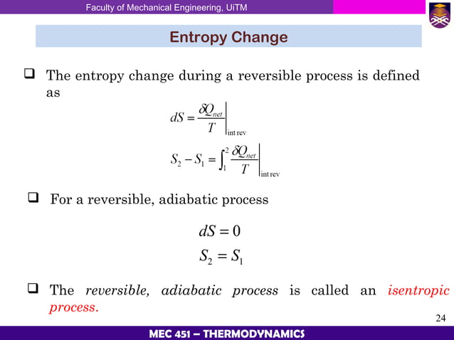 Thermodynamic Chapter 4 Second Law Of Thermodynamics | PPT