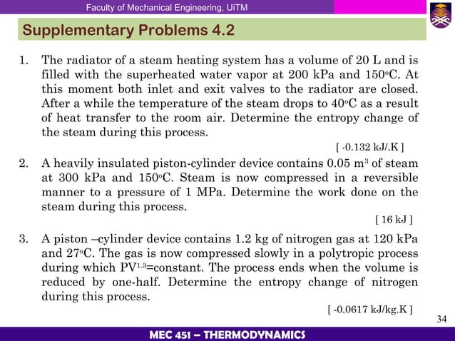 Thermodynamic Chapter 4 Second Law Of Thermodynamics | PPT