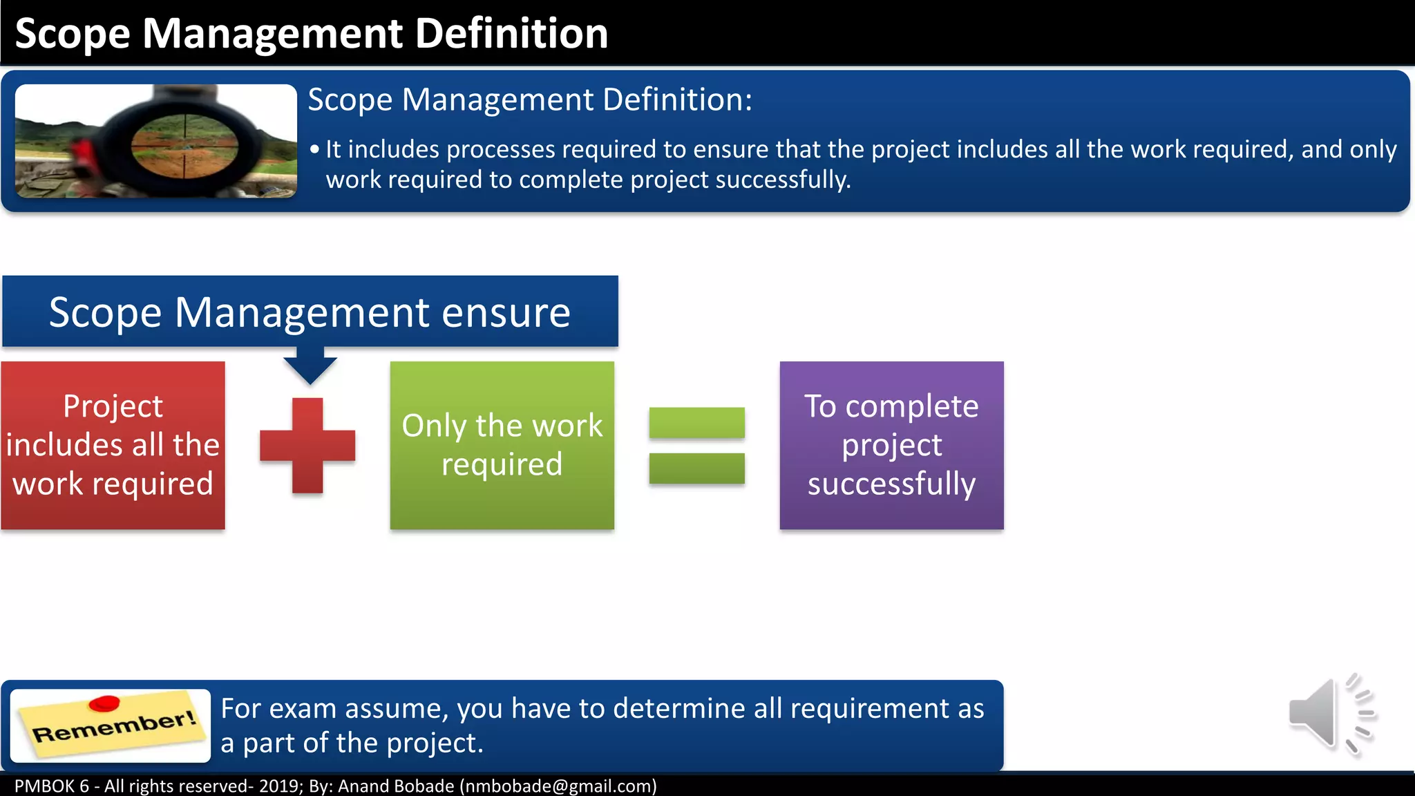 PMP Chap 5.0 Scope Management Overview | PDF
