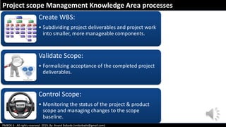 PMP Chap 5.0 Scope Management Overview | PPT