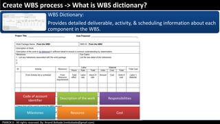 Chap 5.4 Create WBS | PDF