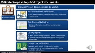 Chap 5.5 validate scope | PDF