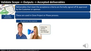 Chap 5.5 validate scope | PDF