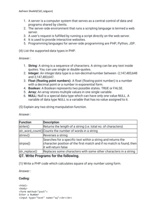 Maharashtra state board IT science Chap 5.pdf | Web Development | Internet