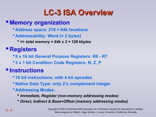 CHAP5 - The LC-3 Instruction Set Architecture.PPT