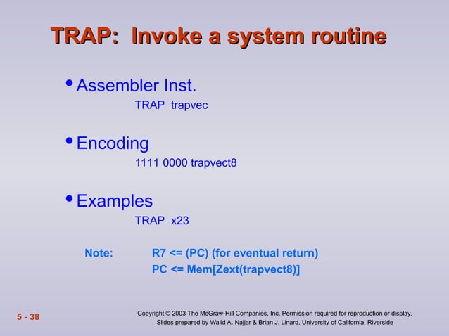 Chap5 The Lc 3 Instruction Set Architecture Ppt
