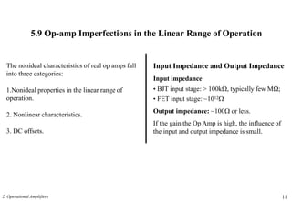 Chap 5-Operational Amplifier.pptx. electronics | PPTX