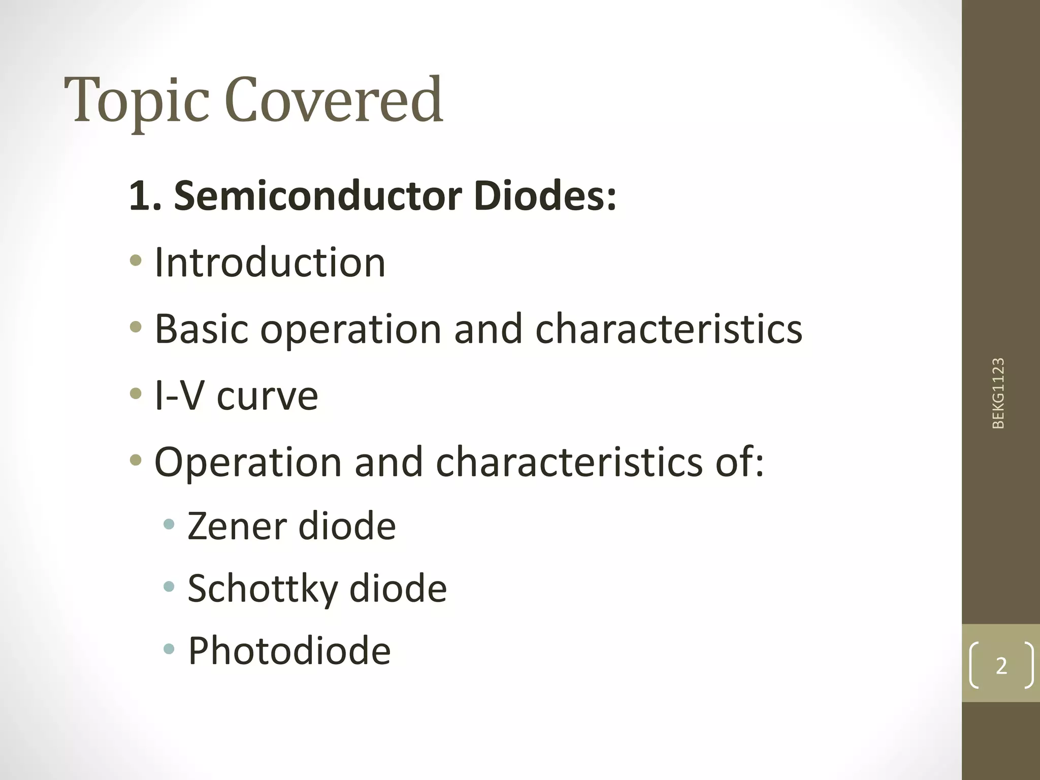 Chapter 5: Diode | PDF