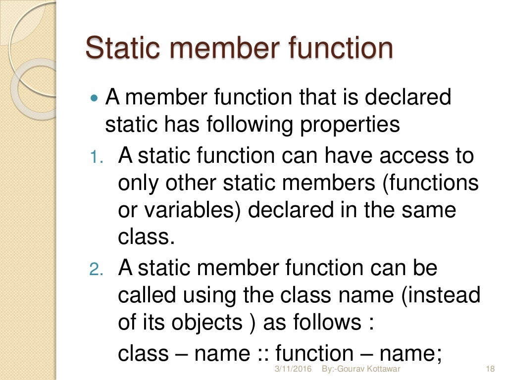 classes & objects in cpp overview classes & objects in cpp overview