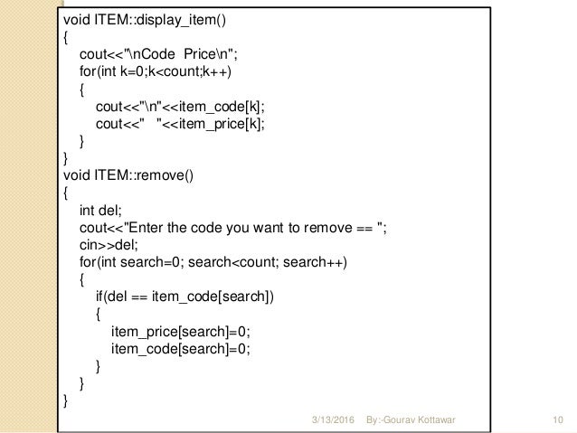 Classes And Objects In Cpp