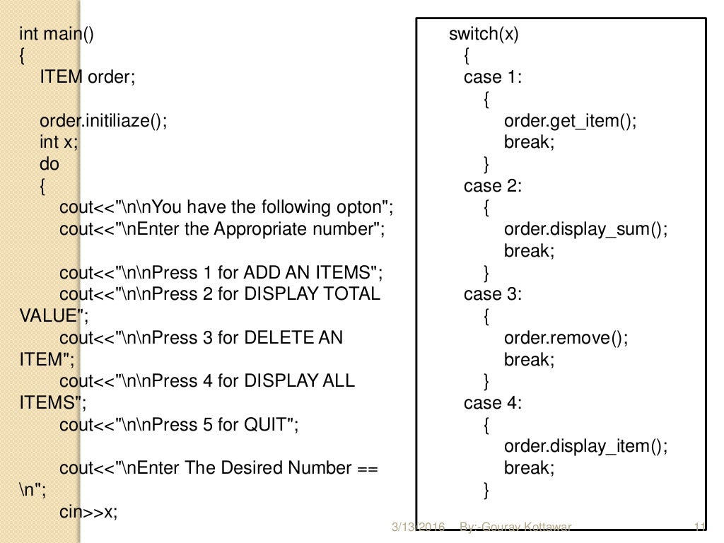 classes & objects in cpp